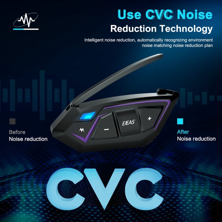 Dual Pack EJEAS MS8 8 Riders Mesh Intercom System Bluetooth Intercom – Reffcom